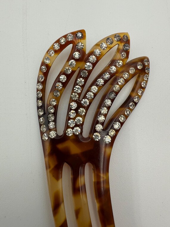 Vintwge Victorian style faux tortoise shell diamanté … - Gem