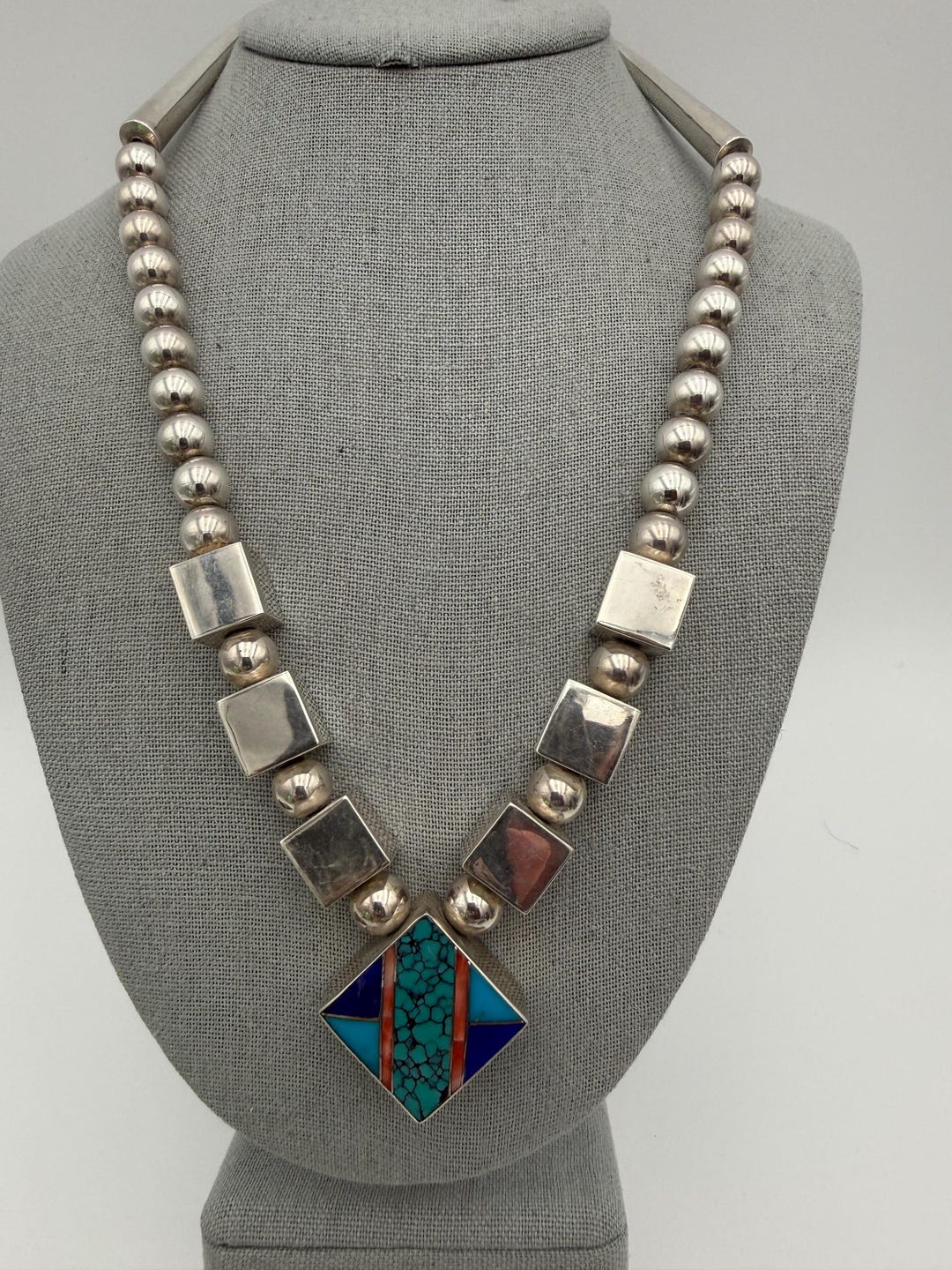 Vintage Ray Tracey and Knifewing Segura Sterling Silver Necklace With ...