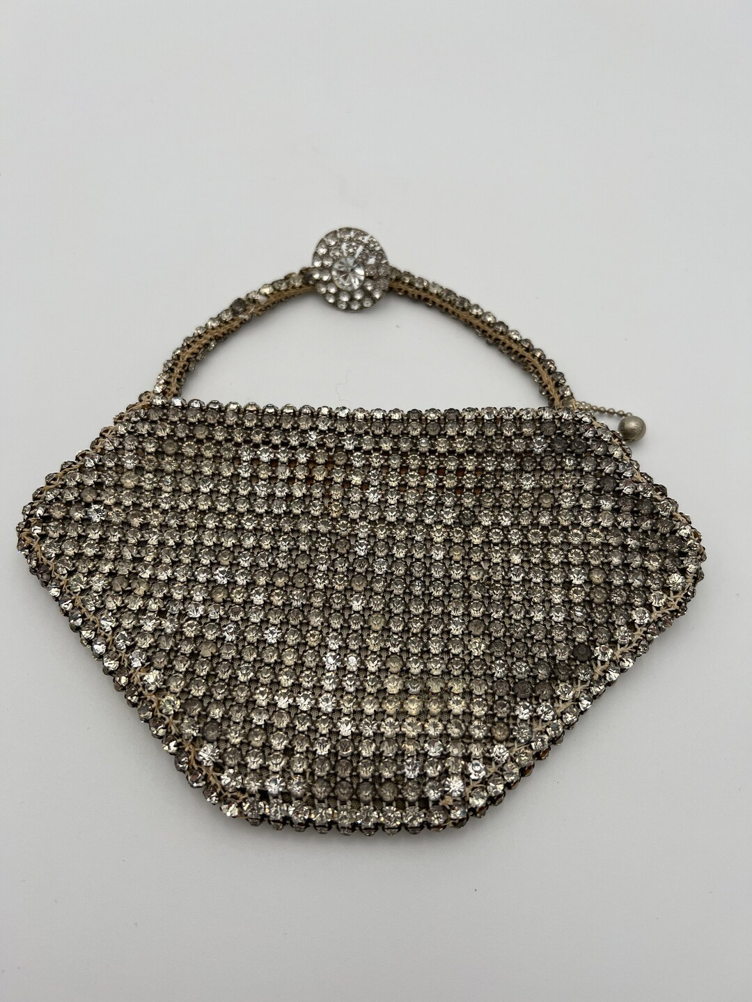 Antique Art Deco Print Set Rhinestone Wristlet Purse - Etsy