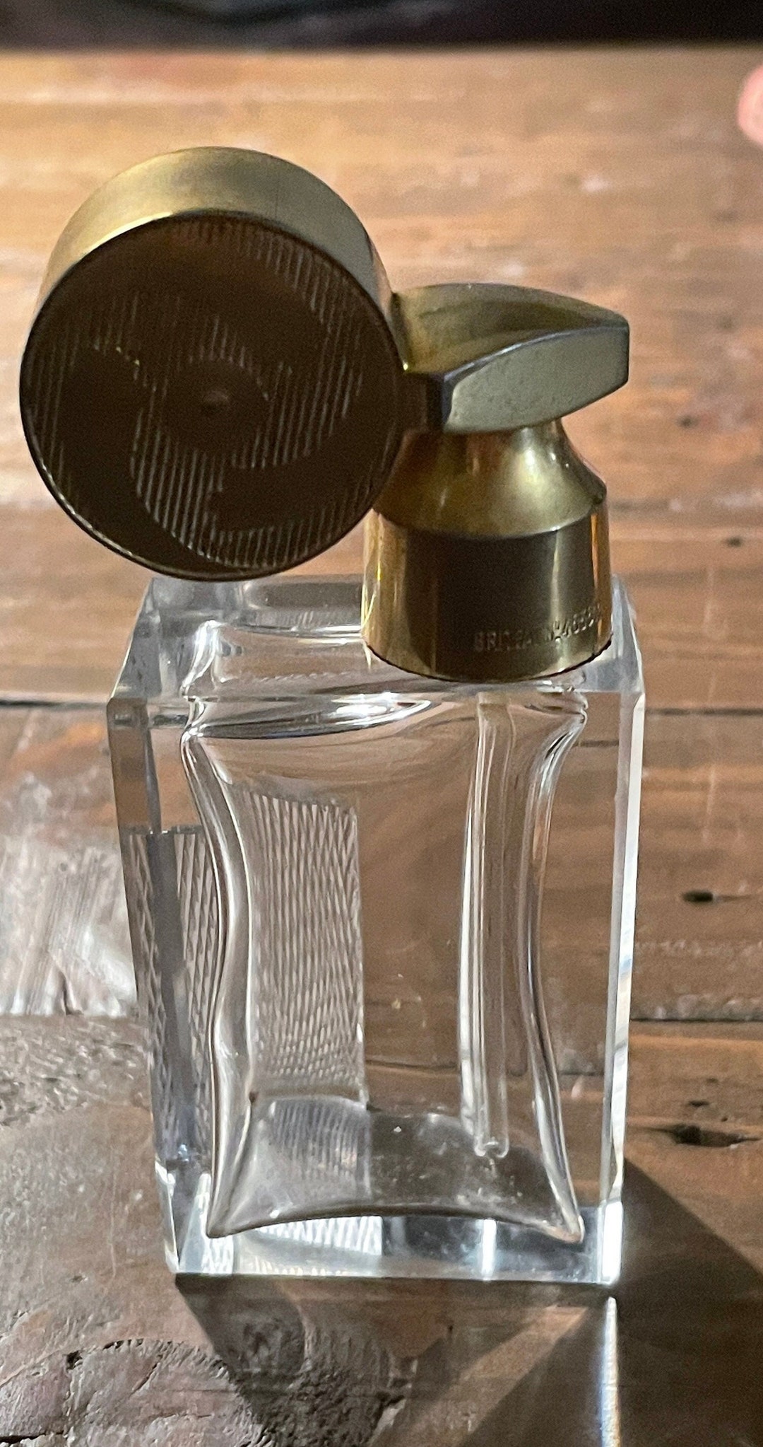 Vintage Henri Bendel Cut Crystal Perfume Spray With Brass Super-fizz ...