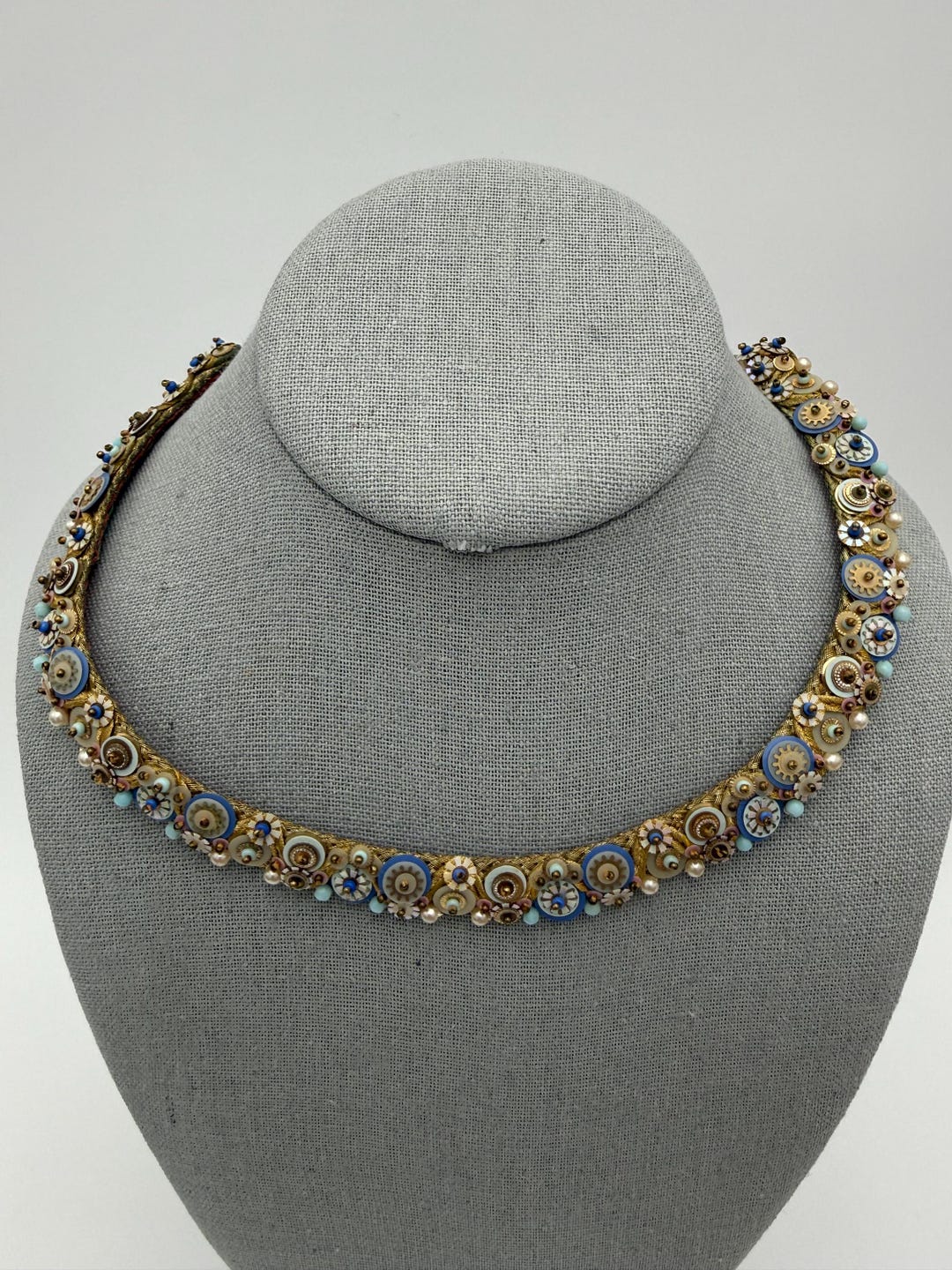 Vintage Beaded Pearl Choker - Leni Kuborn-grothe Kitzbuhel ...
