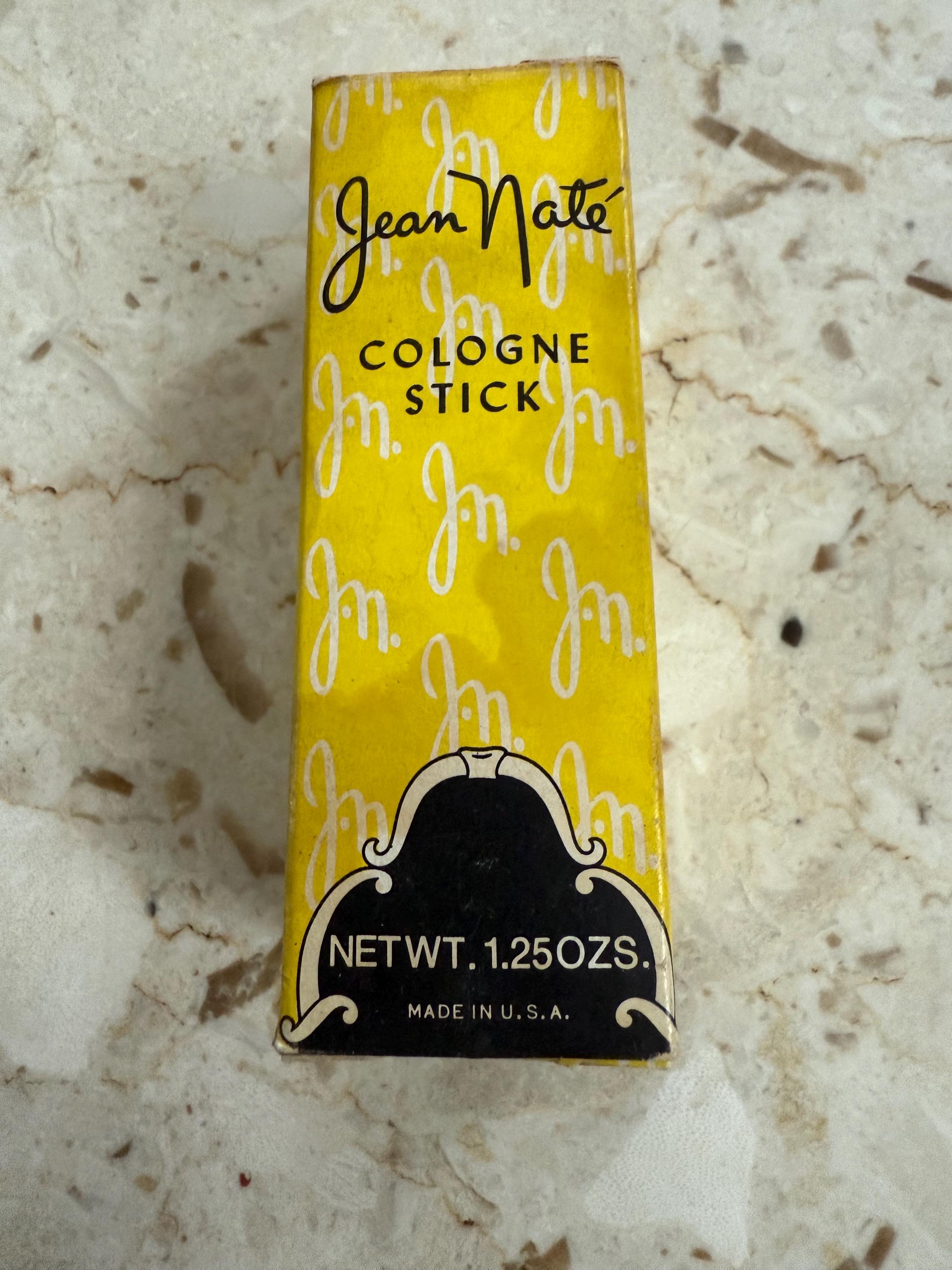 Vintage NOS 1960s-1970s Full Jean Nate Cologne Stick. Net Wt 1.25oz ...