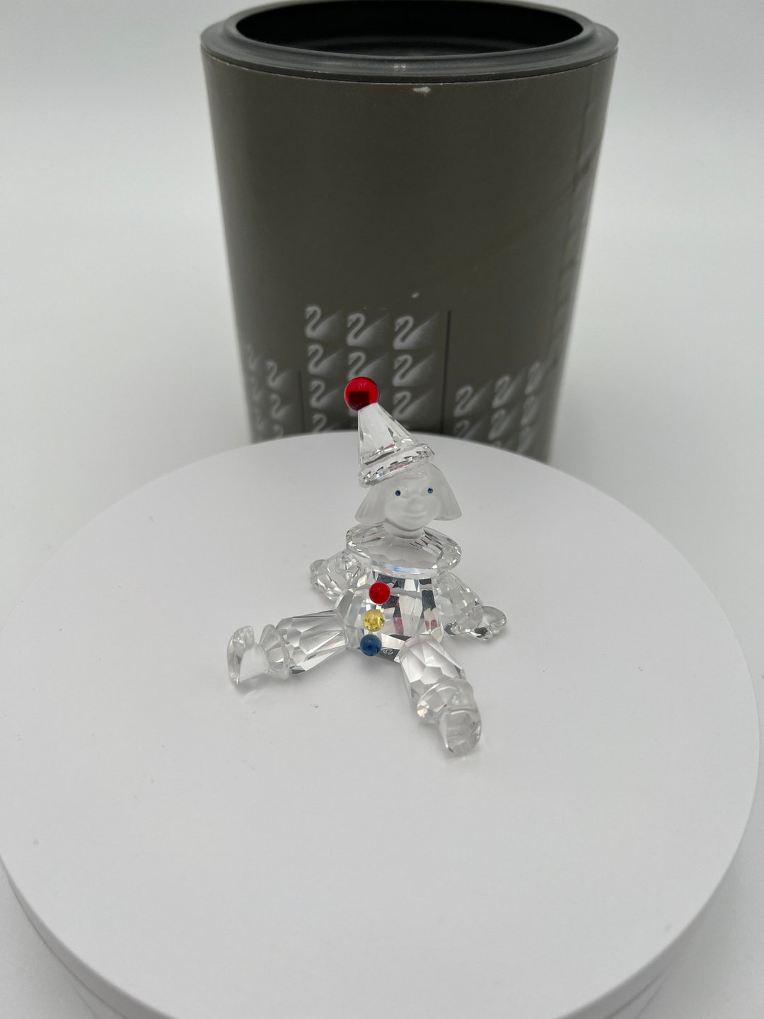 Vintage Swarovski Crystal Puppets Clown With Original Box - Etsy