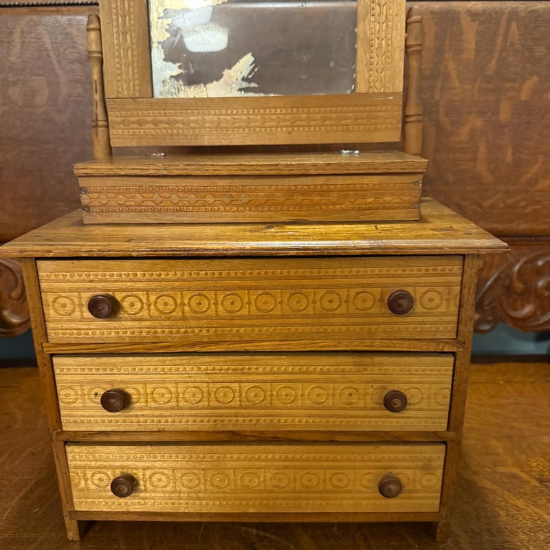 Antique Dresser With Mirror - Etsy