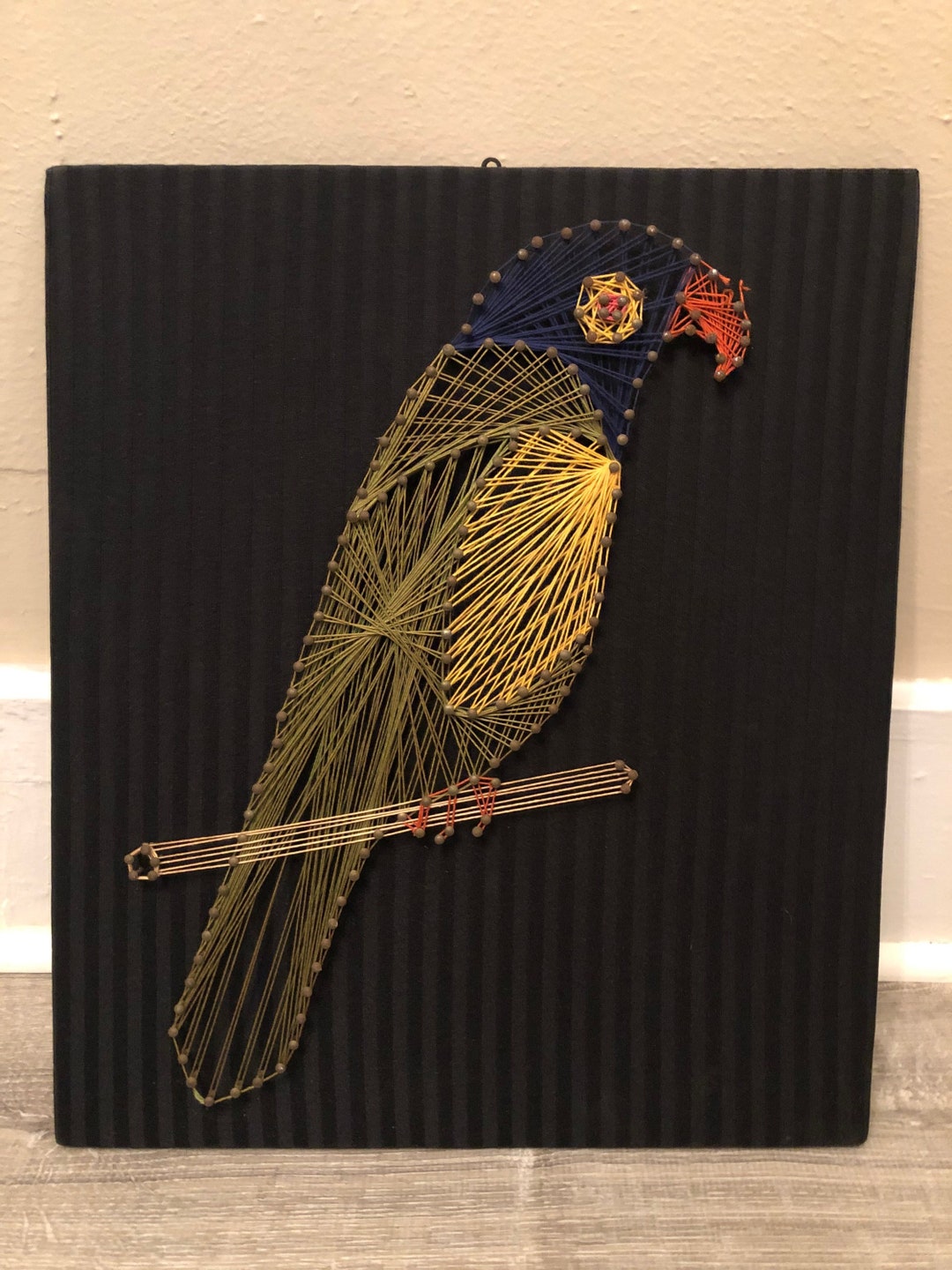 Vintage Parrot String Art - Etsy
