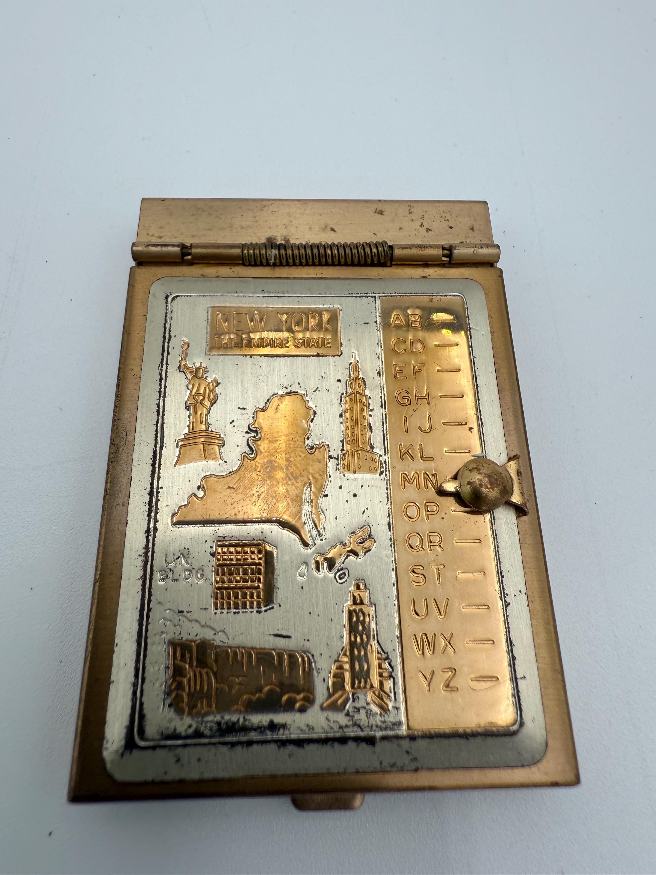 Vintage New York Souvenir Pop up Address Book - Etsy