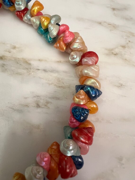 Vintage Venetian Shells multicolor rainbow seashell b… - Gem