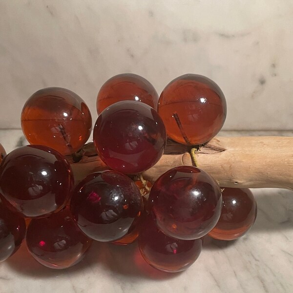 Lucite Grapes - Etsy