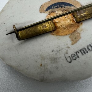 Vintage Schumann Germany Painted Porcelain Flowers Brooch - Etsy