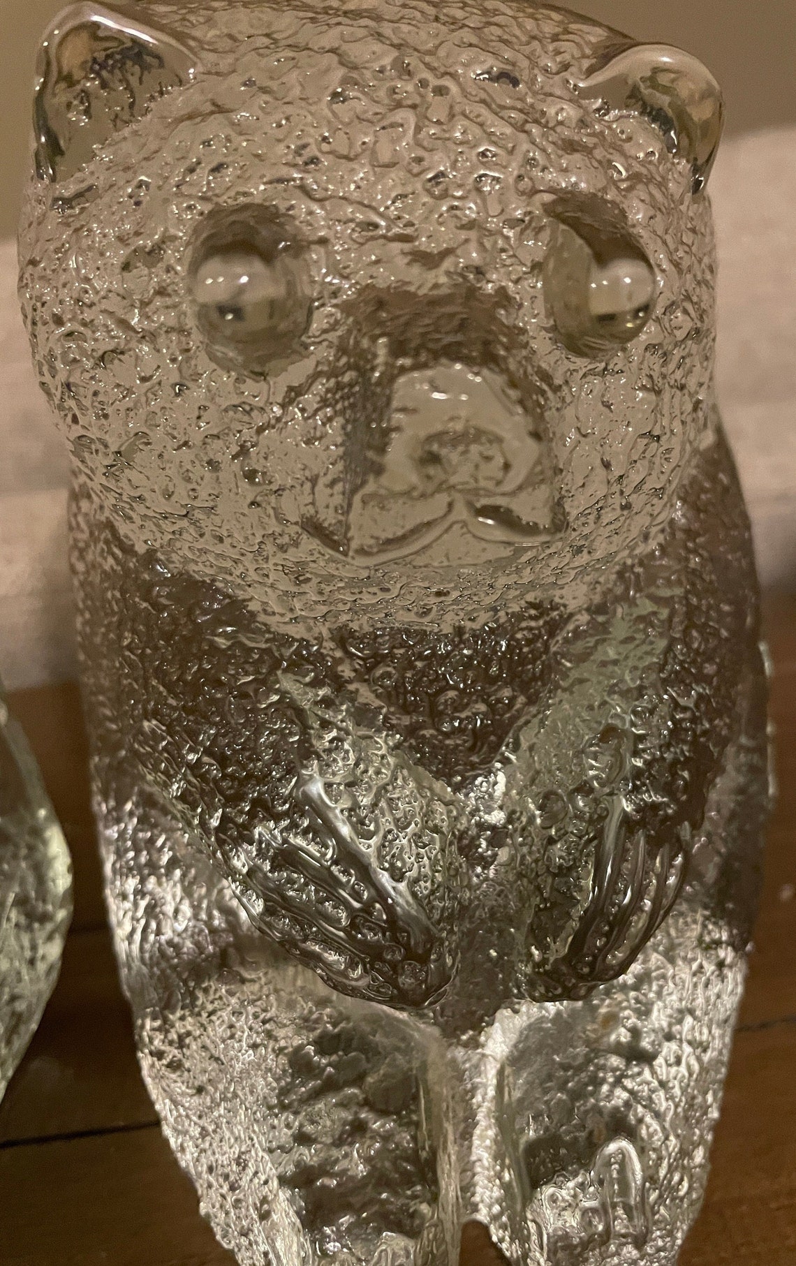 Vintage Blenko Bear Bookends Designed by Don Shepherd - Etsy