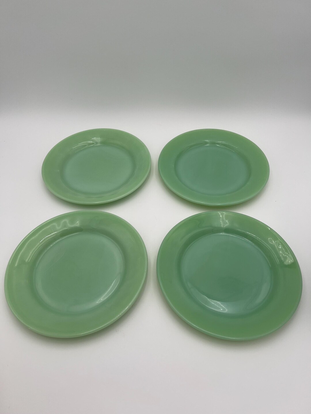 Vintage Fire King Jadeite Dinner Plates 9 Inches Wide Set of Four - Etsy