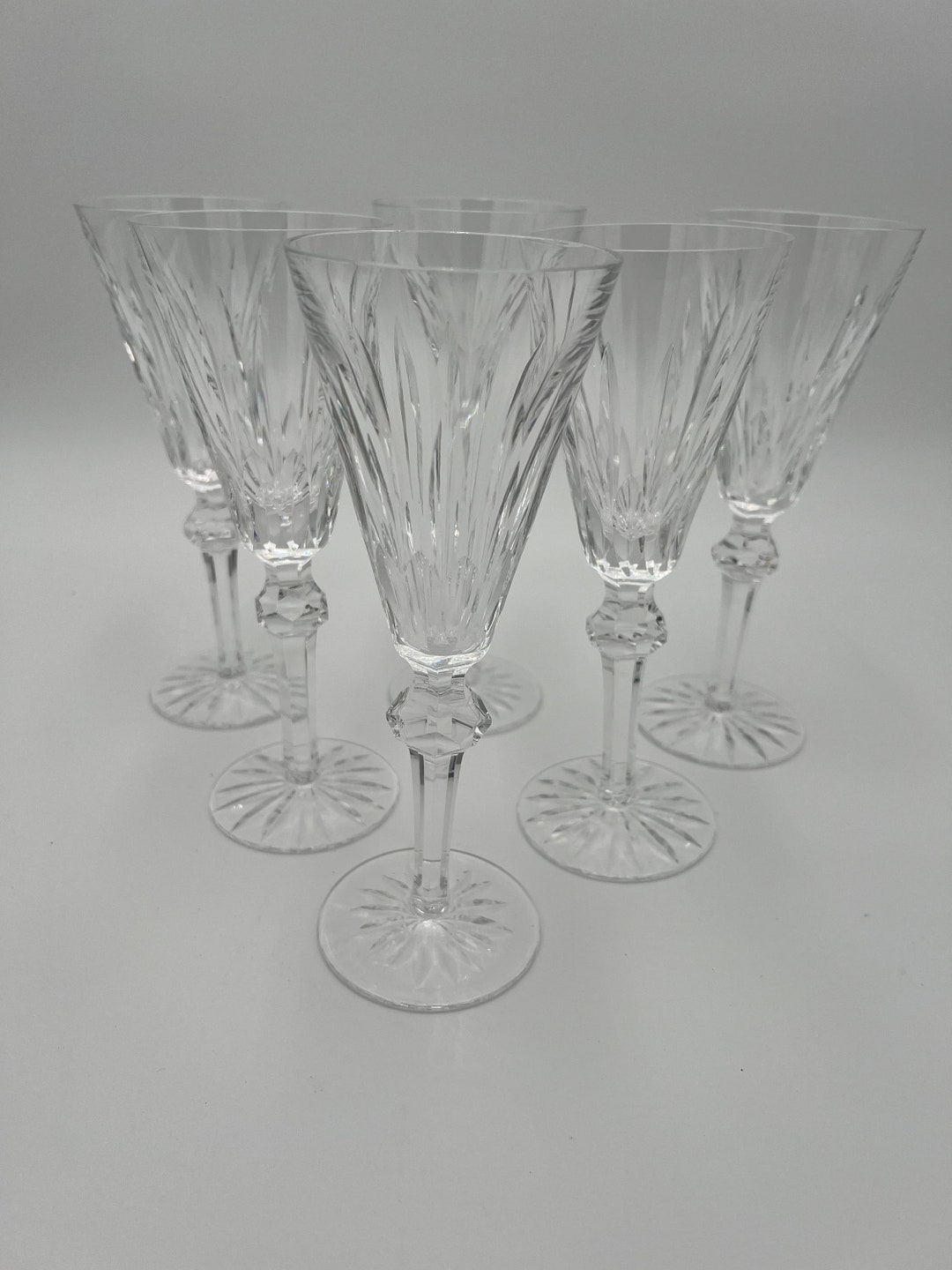 Vintage Waterford Crystal Shannon Pattern Wine Glasses Set of 6 - Etsy