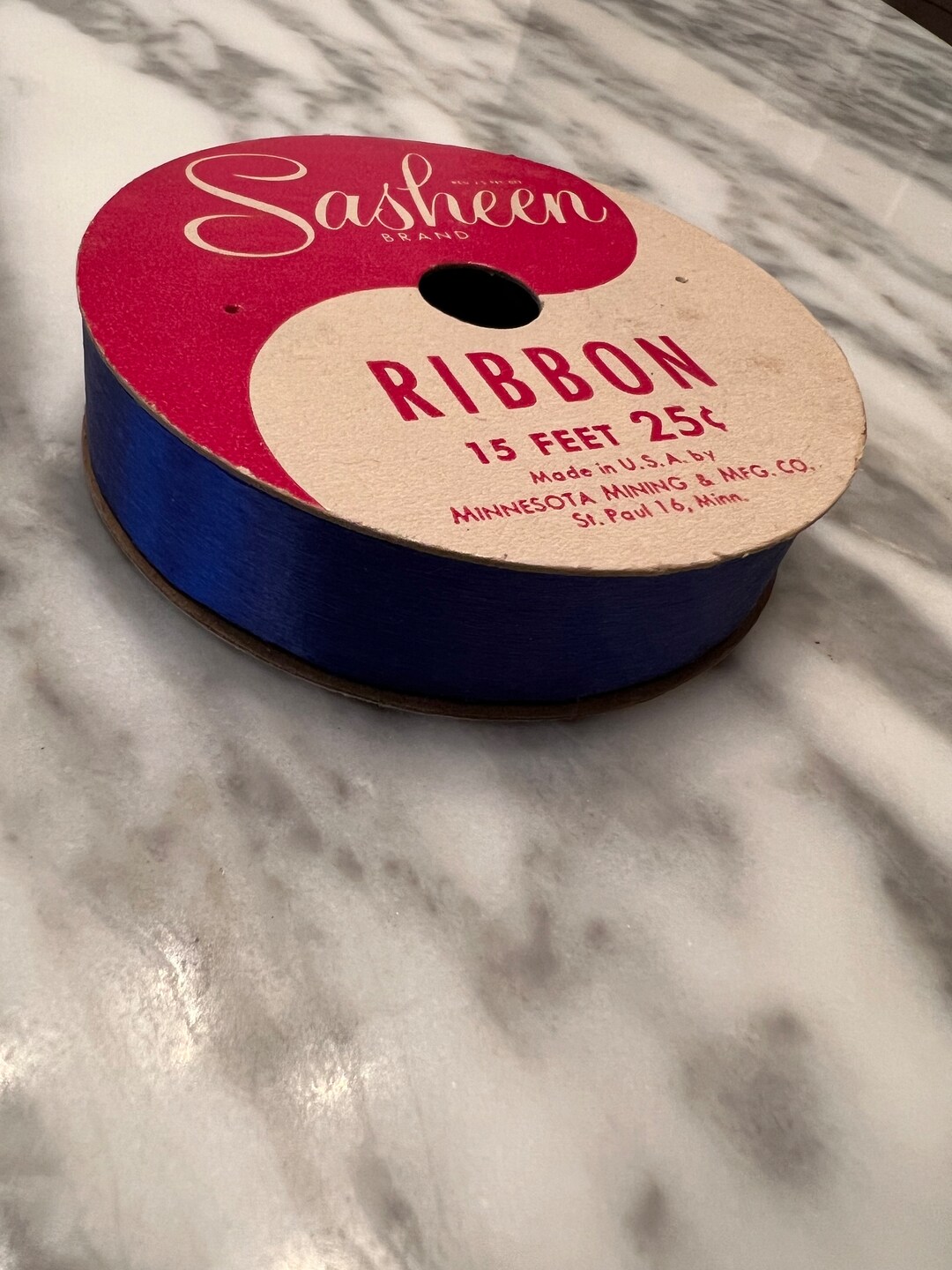 Vintage Sasheen 3M Royal Blue Ribbon NOS 15 Feet - Etsy