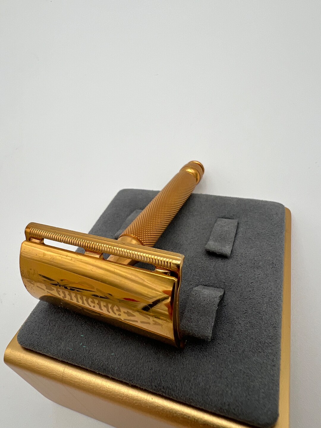 Vintage Gillette Gold Plated Safety Razor - Etsy