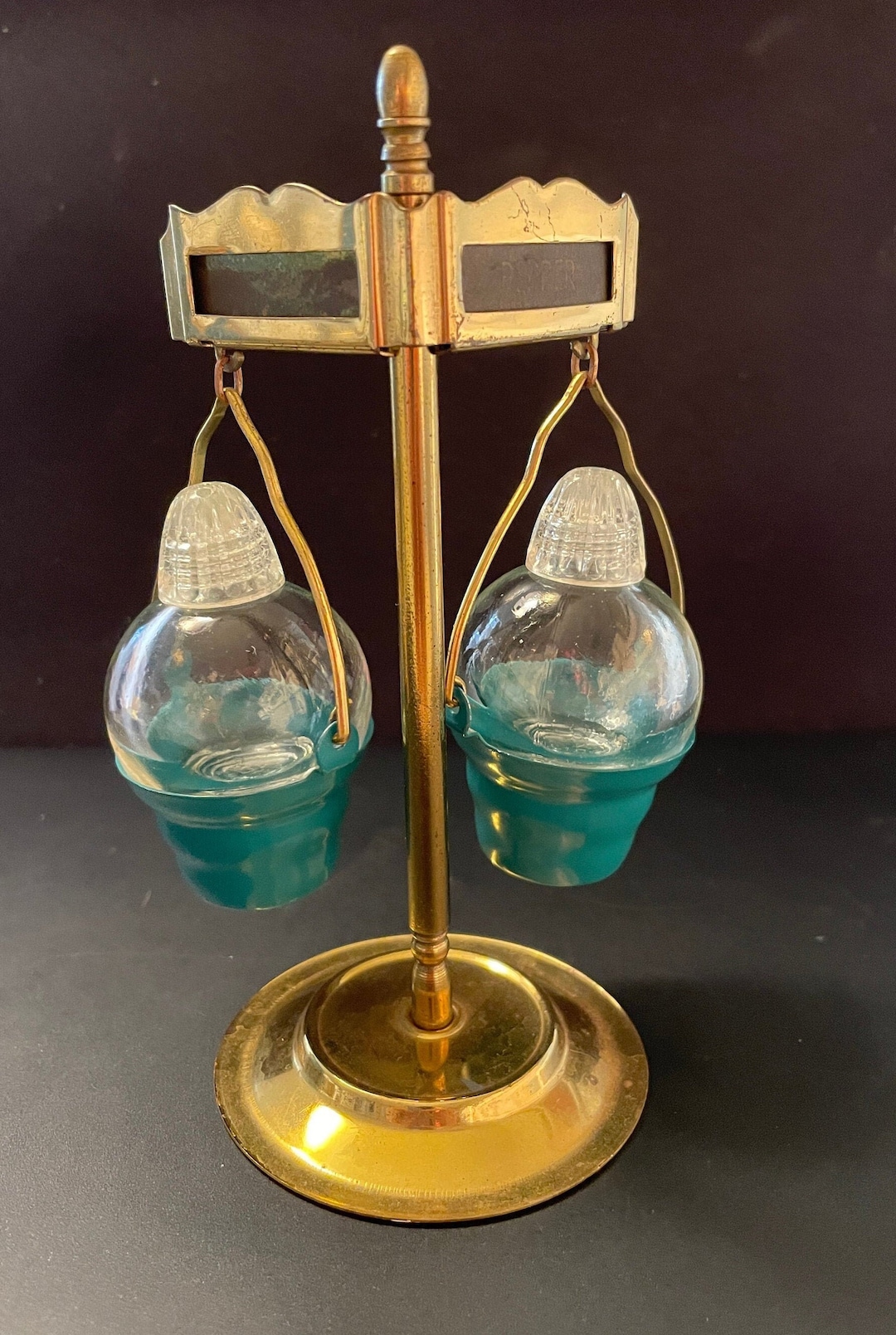 Vintage Street Sign Fire Buckets Salt and Pepper Shakers - Etsy