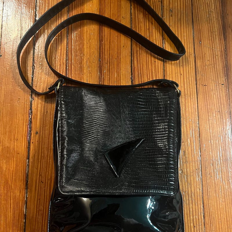 Patent Cross Body Bag - Etsy