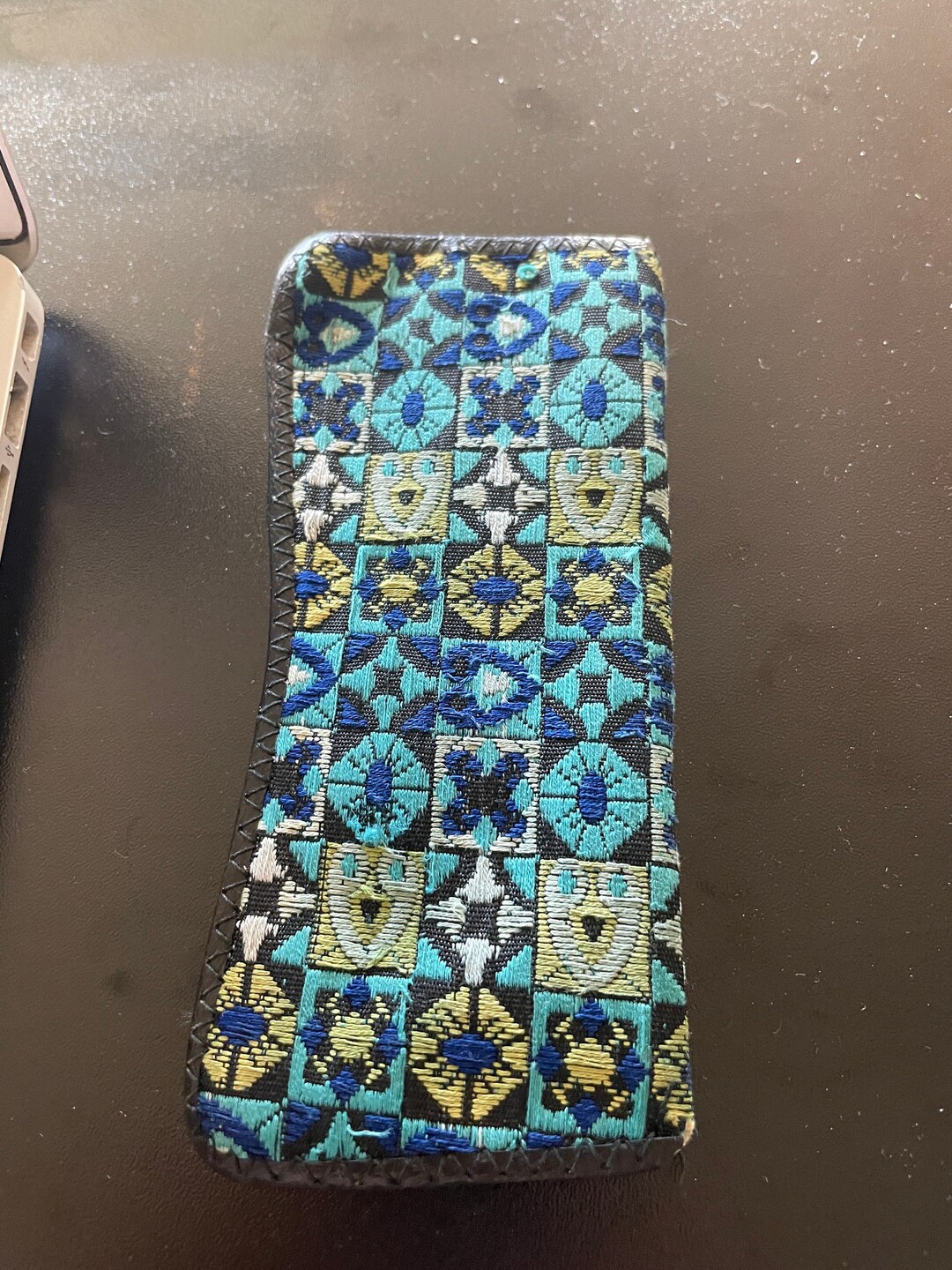 Vintage Retro Pattern Blue Glasses Case Utica Nyvintage - Etsy