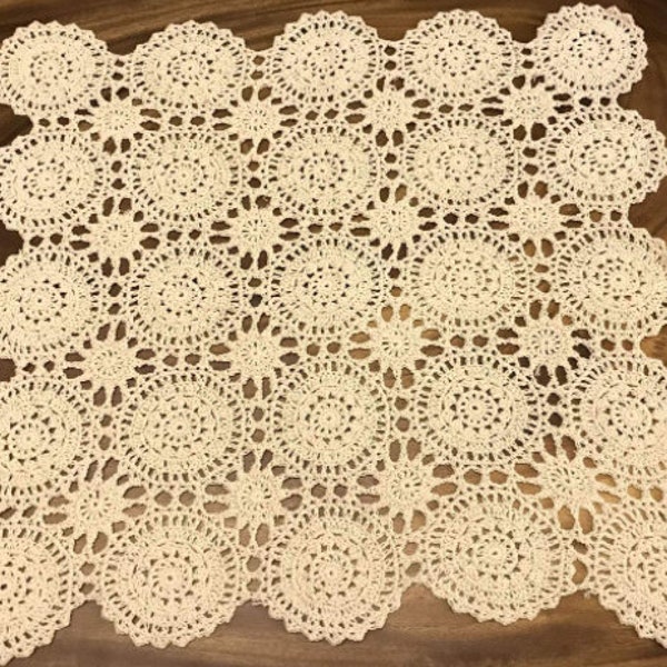 Doily Table Cloth - Etsy UK