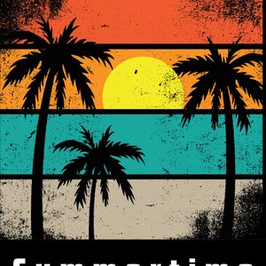 Summertime, Summer Vibes, Palm Tree Paradise, Endless Summer, Tropical ...