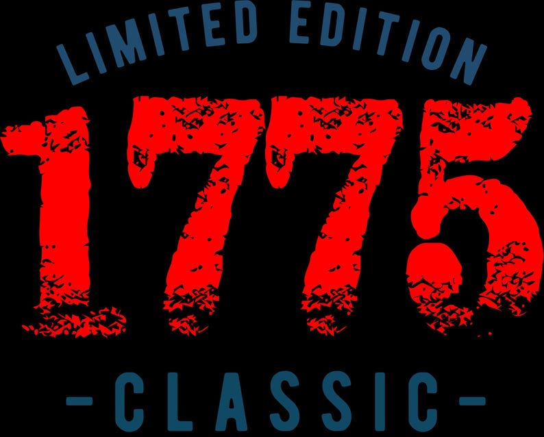 Limited Edition 1775 Classic, Independence, Too Cool for British Rule ...