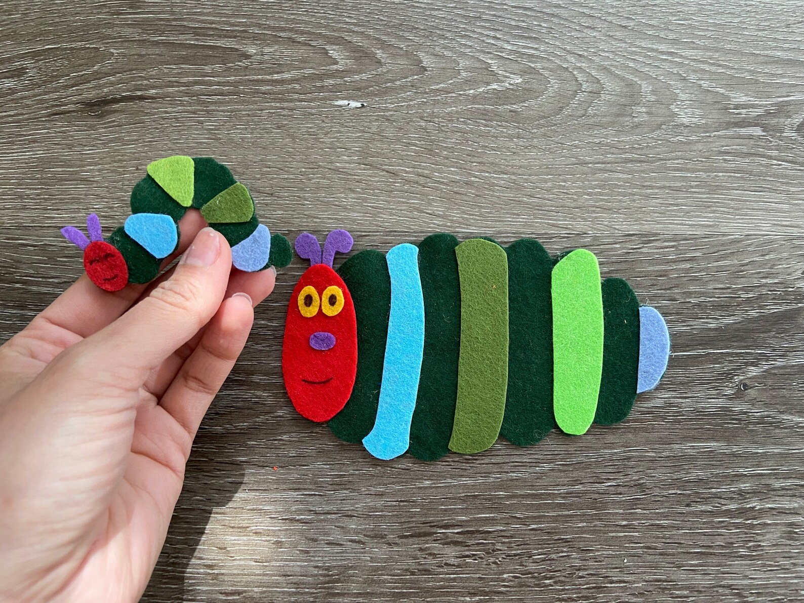 The Very Hungry Caterpillar Felt Board Story - Etsy