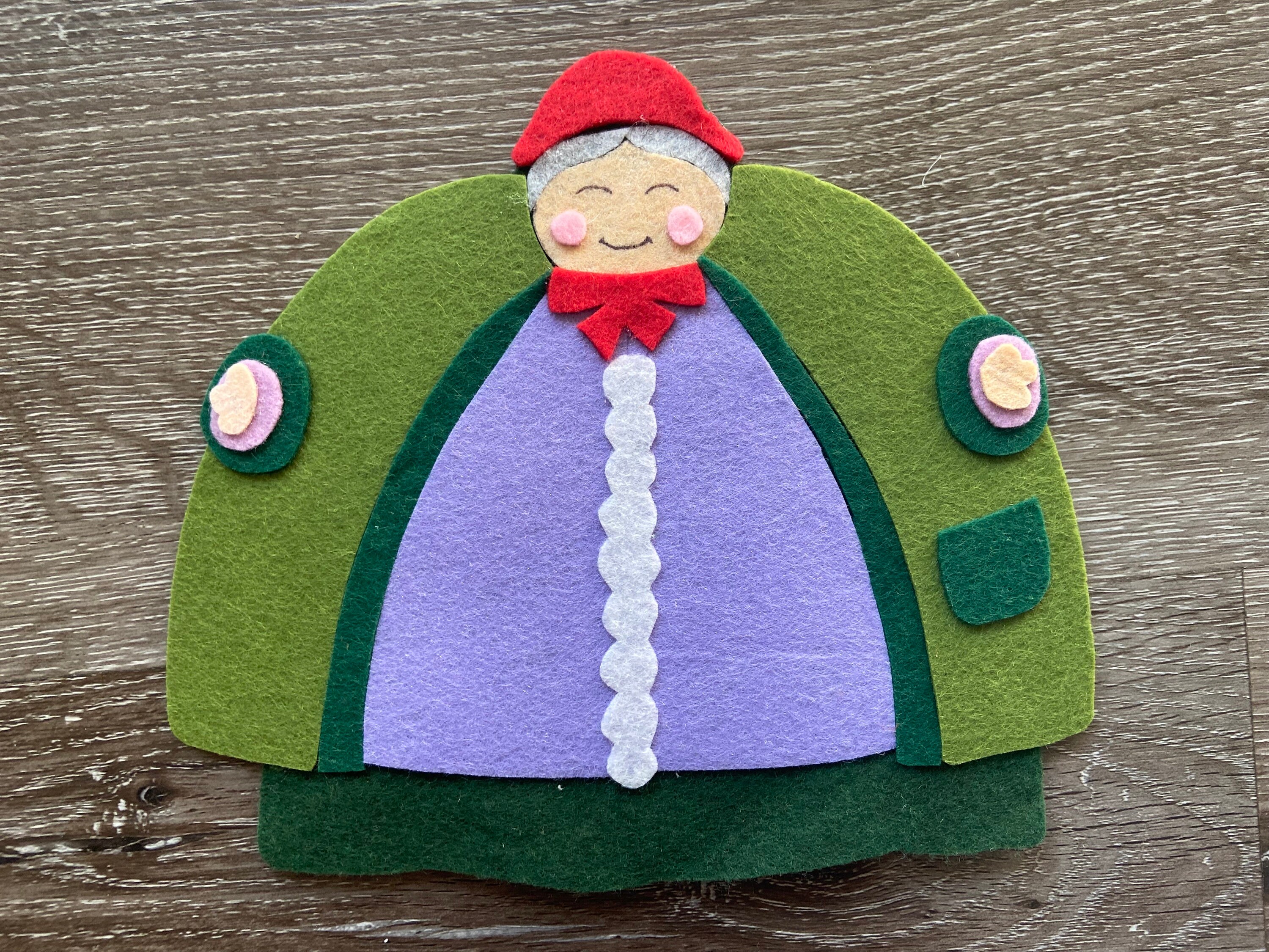 There Was an Old Lady Who Swallowed a Fly Felt Board Story - Etsy Australia