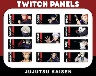 Twitch Overlay Jujutsu Kaisen - Etsy Finland