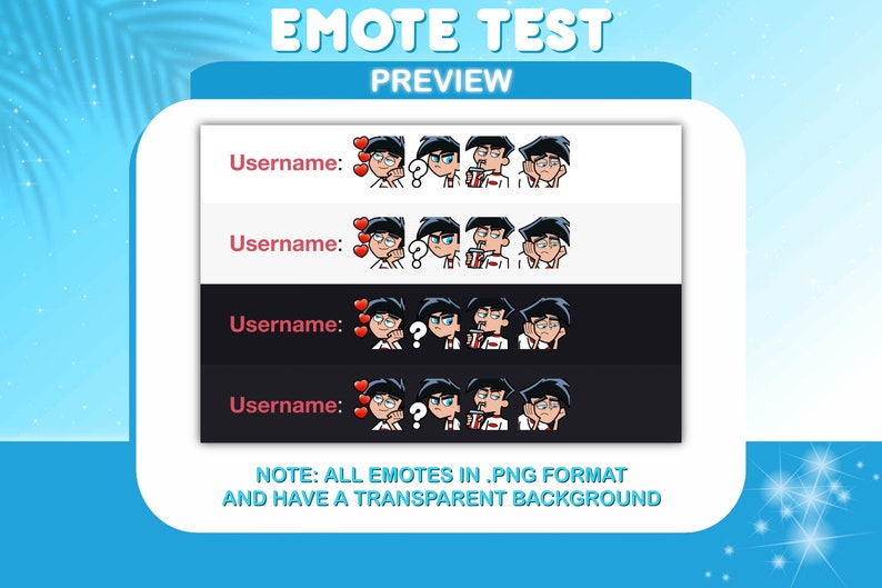 Twitch Emotes / Danny Phantom Emotes Emote Pack / Danny - Etsy UK
