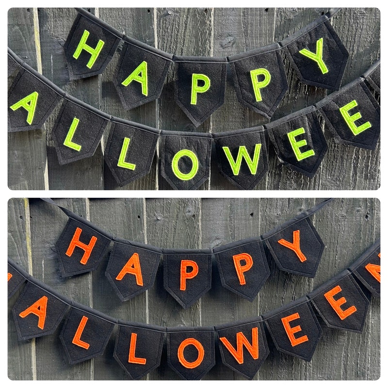 Halloween Bunting - Etsy UK