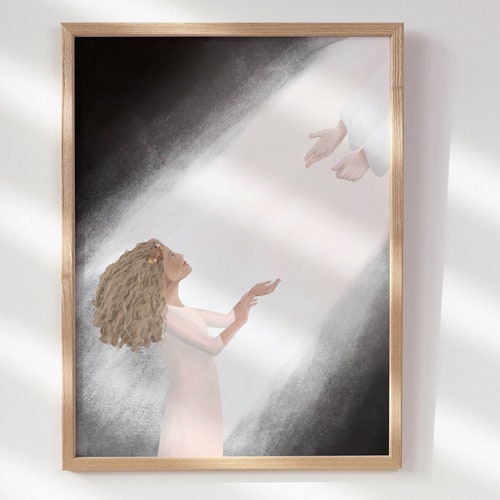 Hope is Christ Wall Art Christian Wall Decor LDS Artwork | Etsy