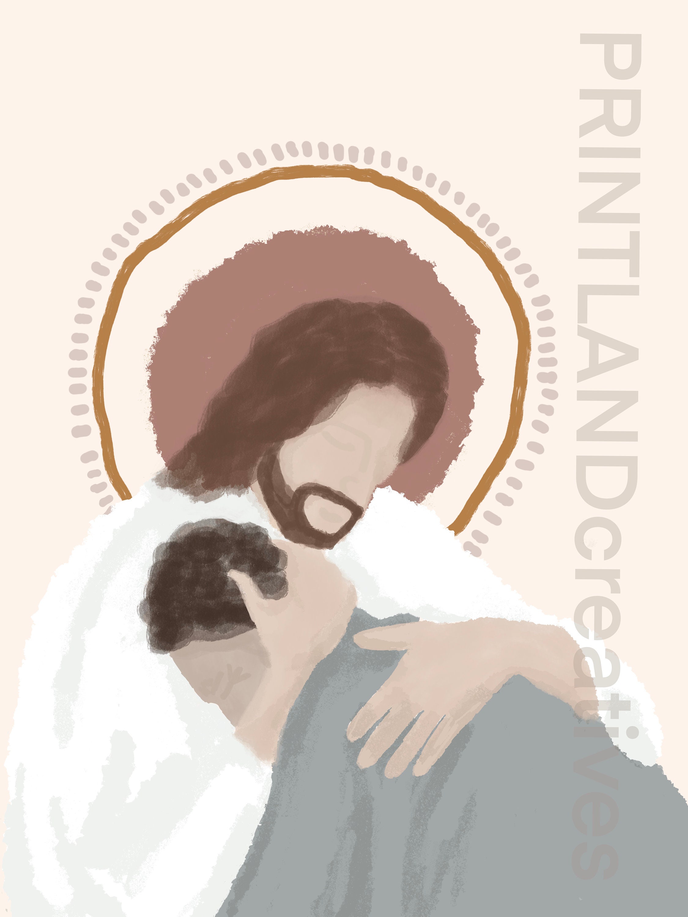 Comfort in Christ Wall Art Printable Jesus Christ Home Decor - Etsy