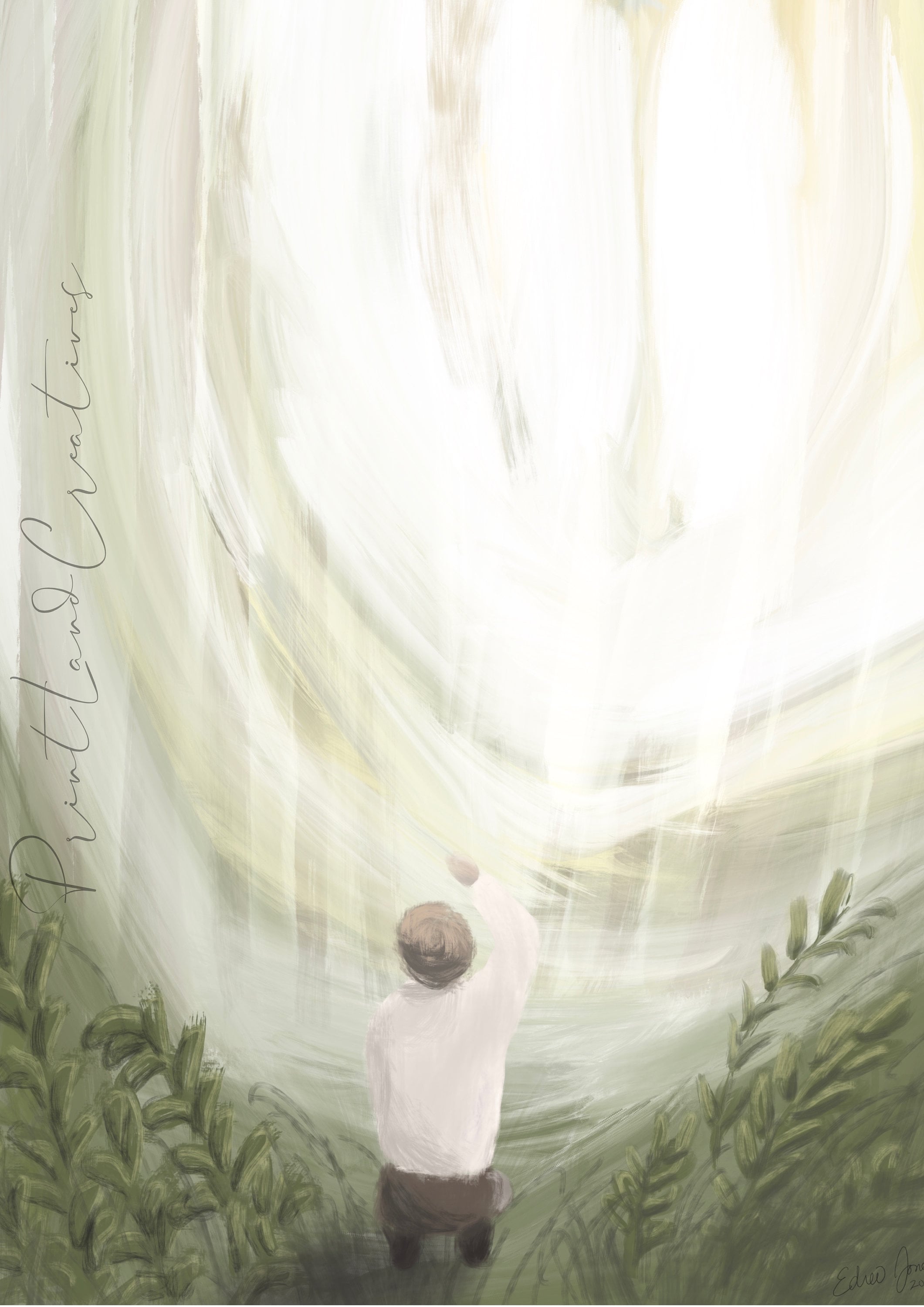 The First Vision Digital Art LDS Wall Art Joseph Smith - Etsy