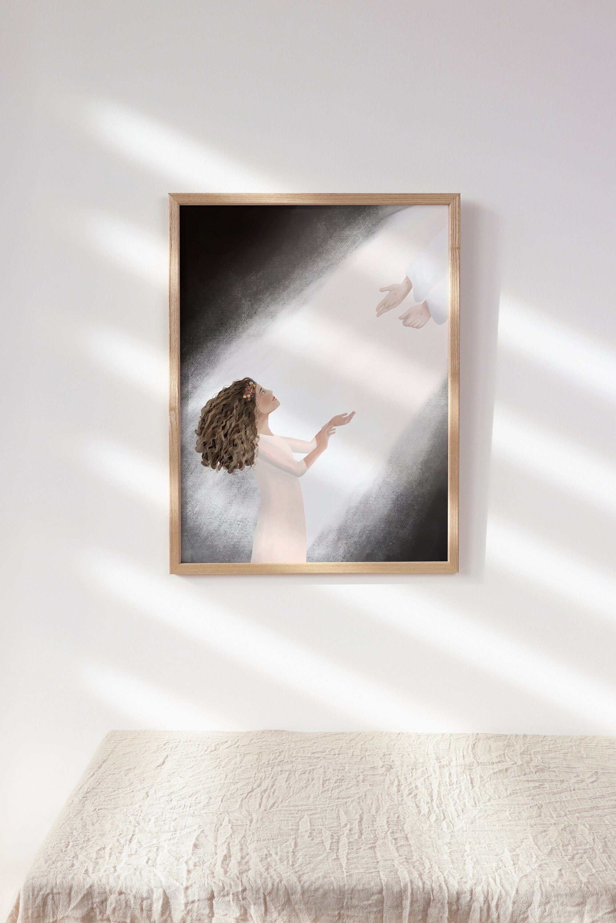 Hope is Christ Wall Art Christian Wall Decor LDS Artwork | Etsy