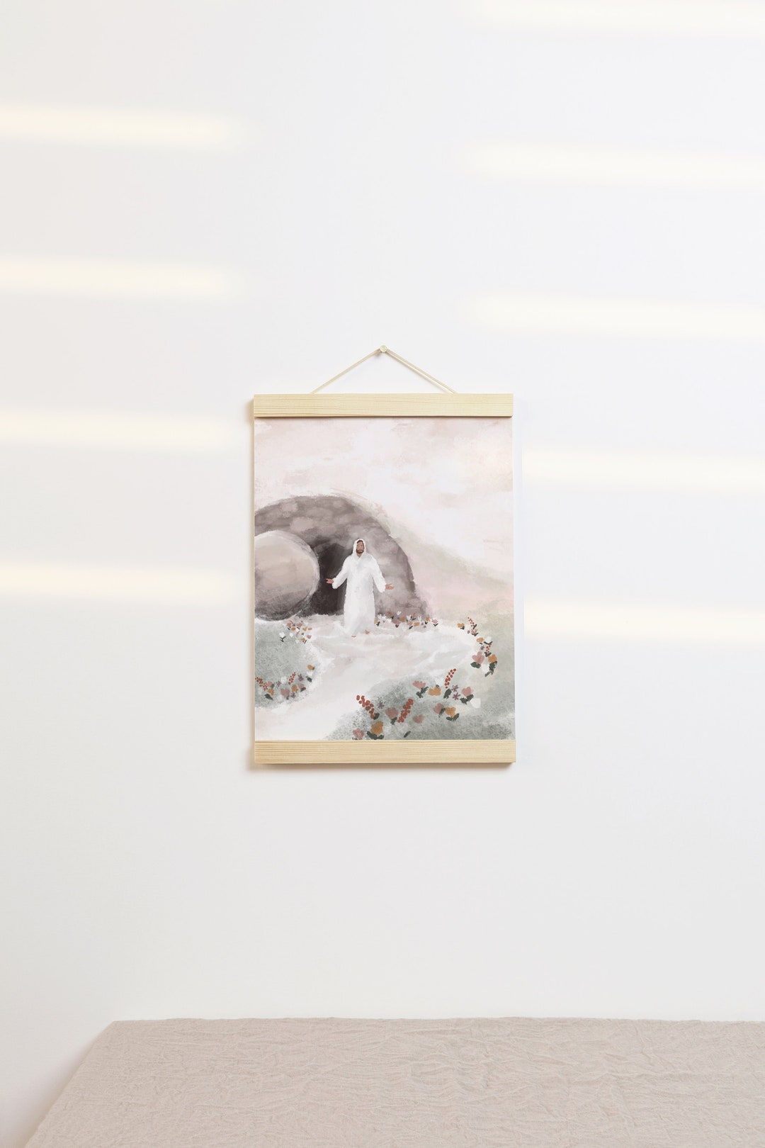 He Lives Easter Wall Print Christ Portrait Printable LDS Artwork - Etsy