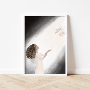 Hope is Christ Wall Art Christian Wall Decor LDS Artwork - Etsy