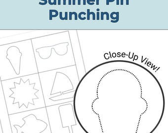 Spring Montessori Pin Punching Printable - Preschool Fine Motor ...