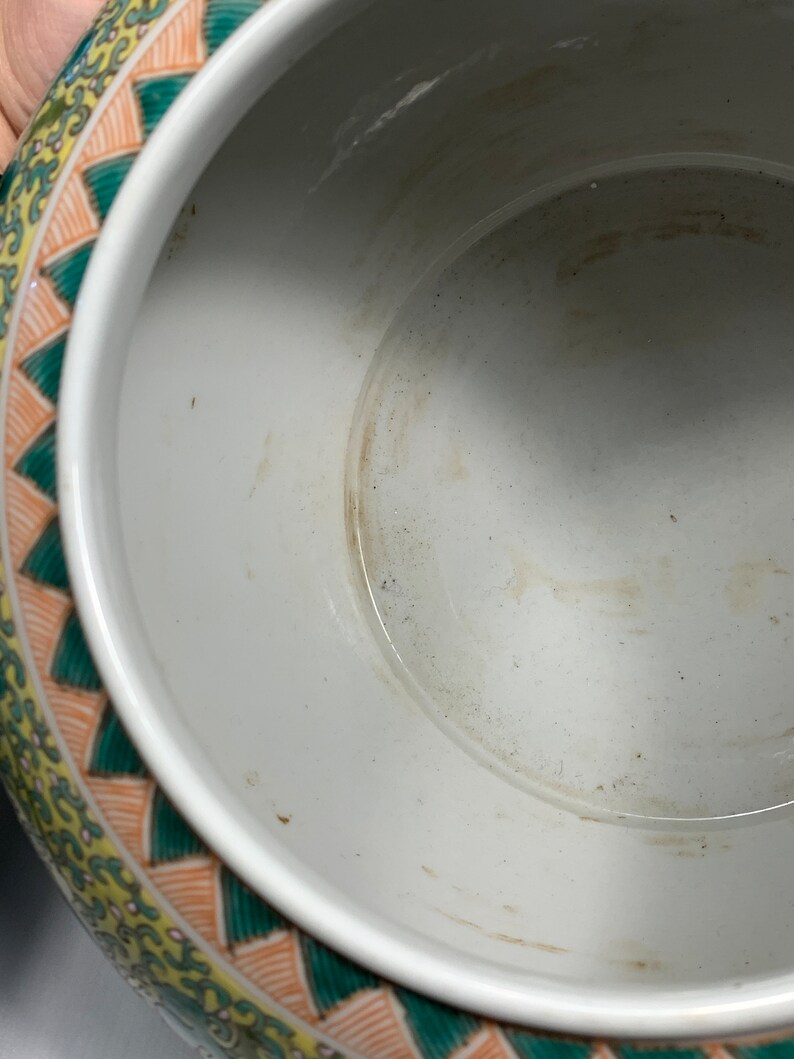 Antique Chinese Large Famille Rose Fish Bowl, Guangxu Mark - Etsy