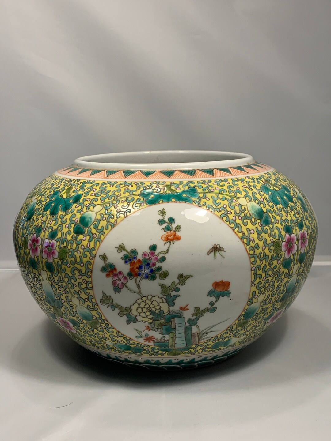 Antique Chinese Large Famille Rose Fish Bowl, Guangxu Mark - Etsy