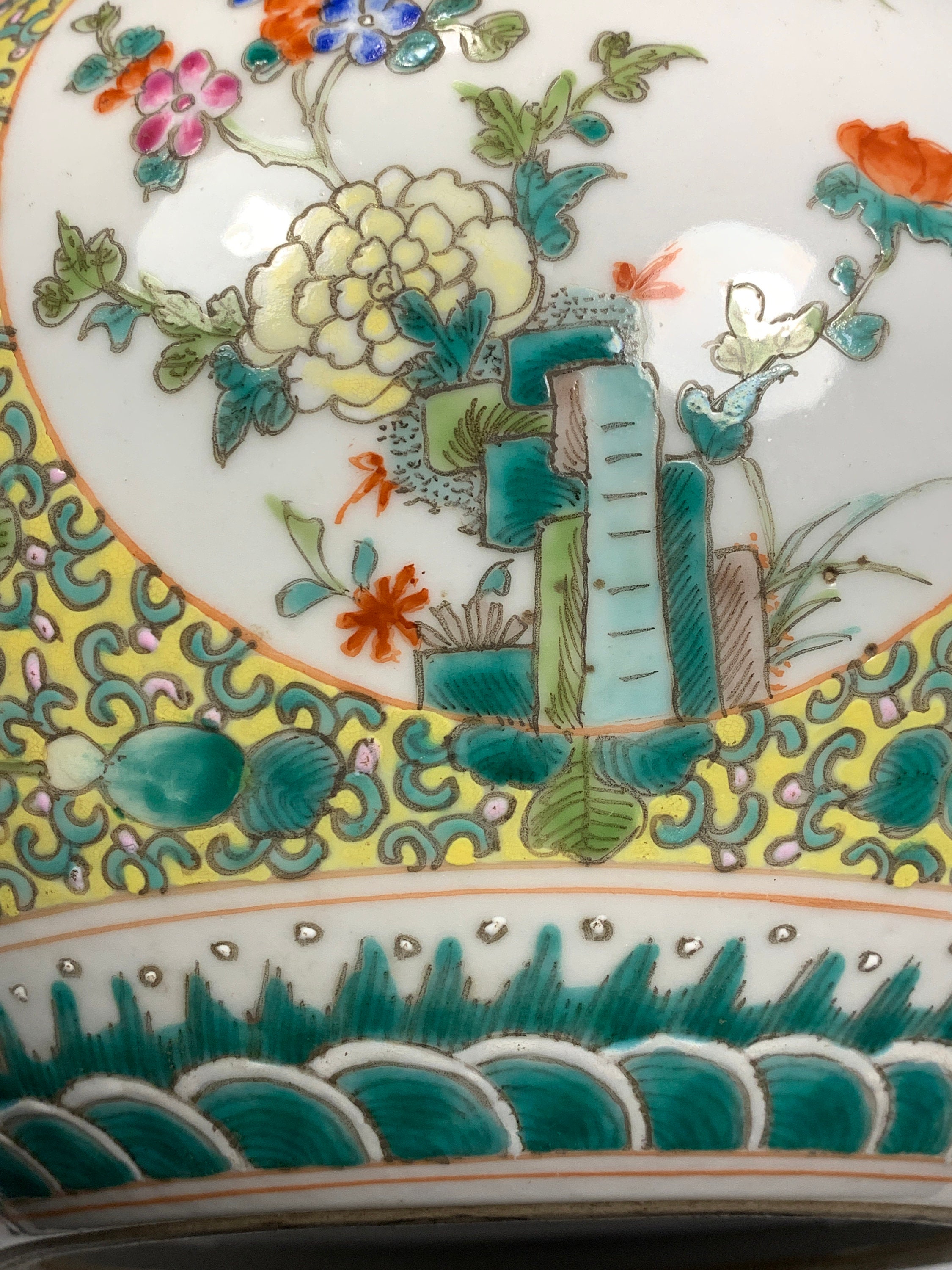 Antique Chinese Large Famille Rose Fish Bowl, Guangxu Mark - Etsy