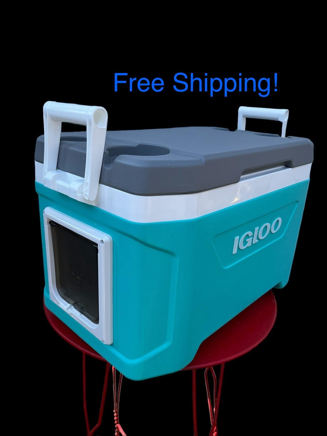 Insulated Best IGLOO Stray Cat Cooler, BIZZY BRAND Cat Shelter, All ...