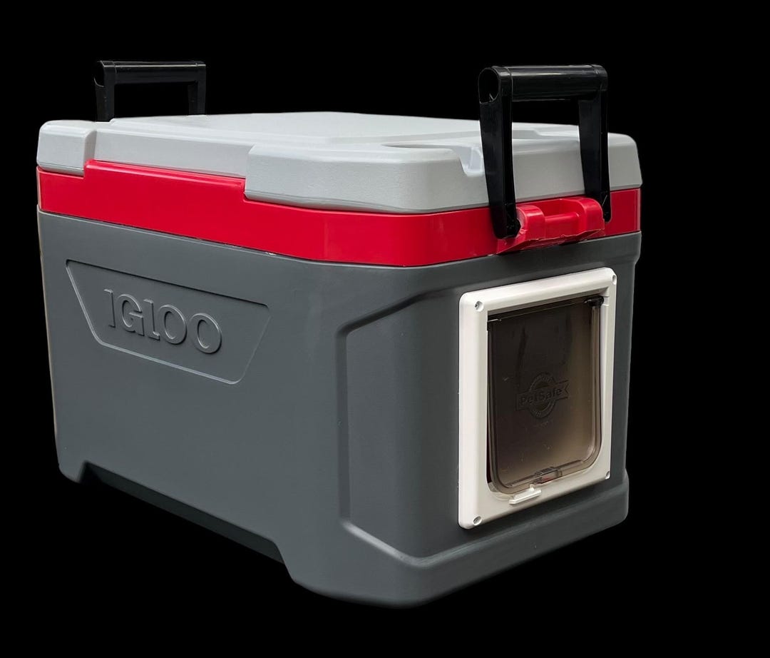 Insulated Igloo Cat Shelter: Outdoor Feral Cat House, Handmade in USA ...