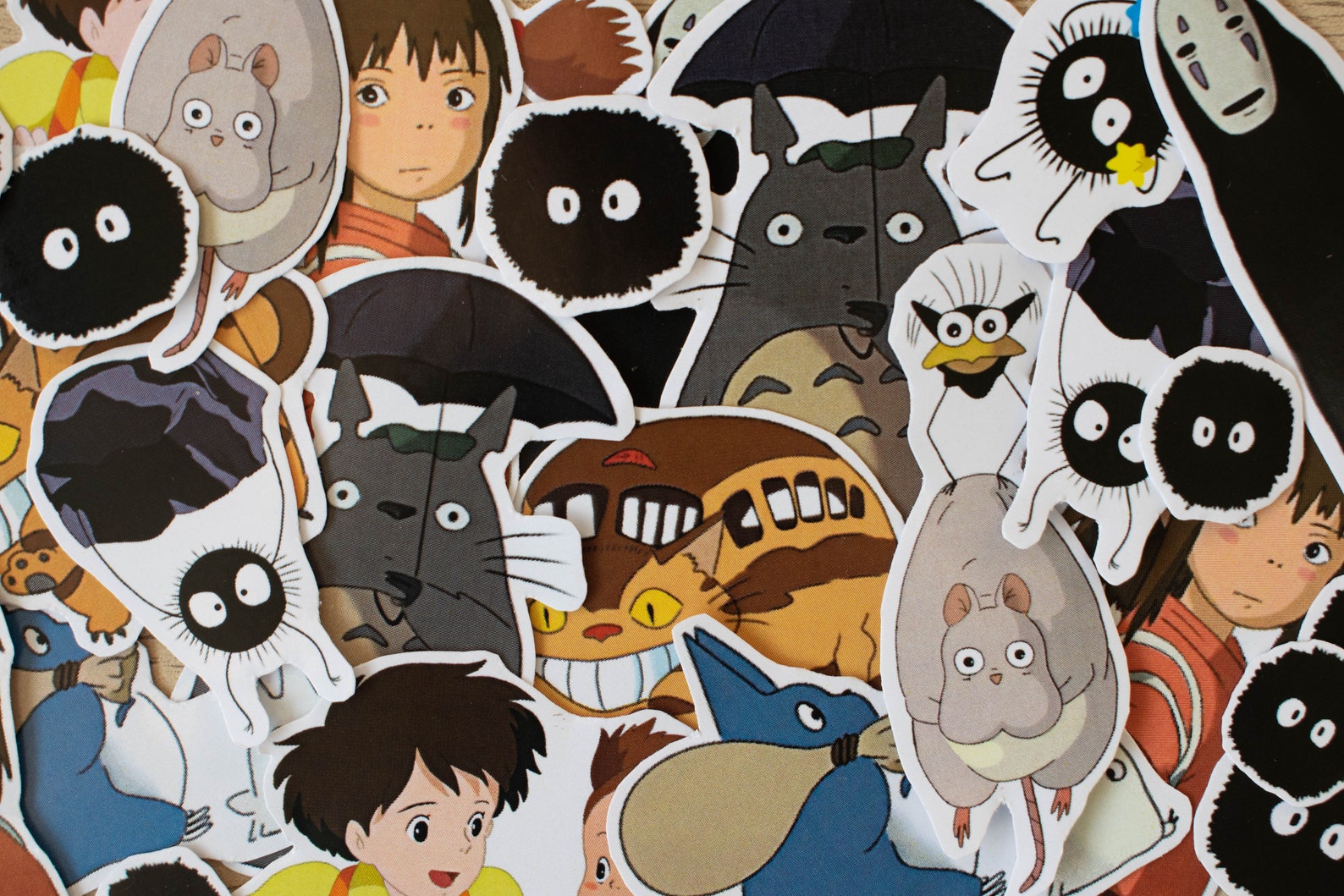 Studio Ghibli Stickerset set Van 10 - Etsy