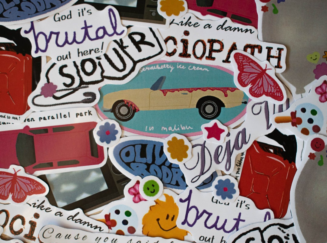 Olivia Rodrigo Sour Stickers - Etsy