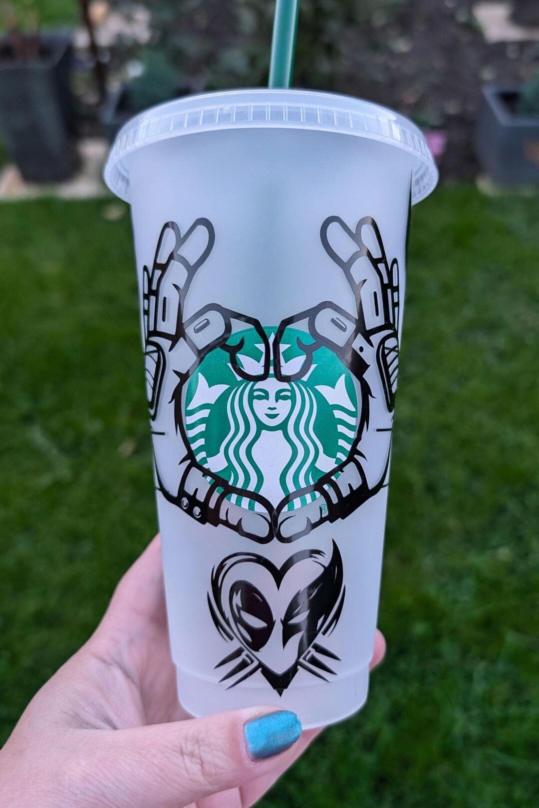 Deadpool and Wolverine Starbucks Cold Cup - Etsy