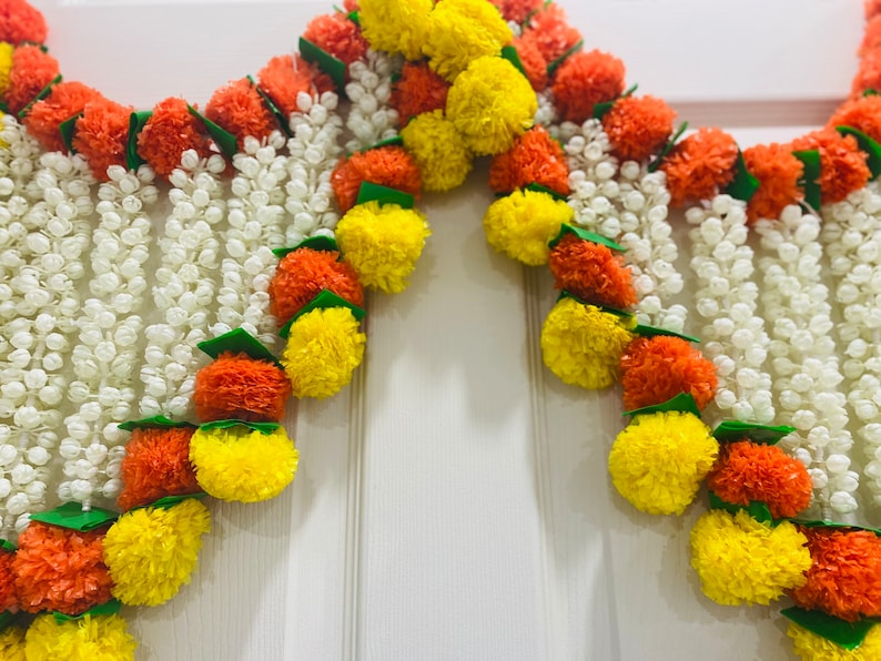Artificial Marigold Mogra Toran 40 Inches diwali - Etsy