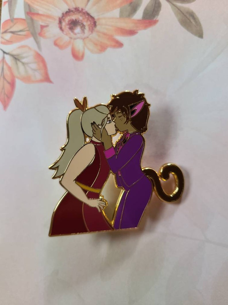 Catradora Ship Hard Enamel Pins SPOP Princess Prom Catra Adora - Etsy