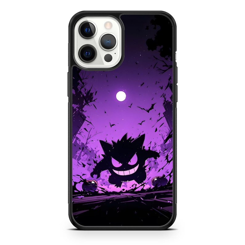 Gengar Pocket Monster iPhone Case Cover for iPhone 17 Pro Max 16 15 14 ...