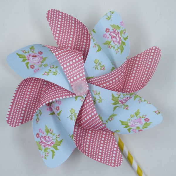 Pinwheel Flowers - Etsy