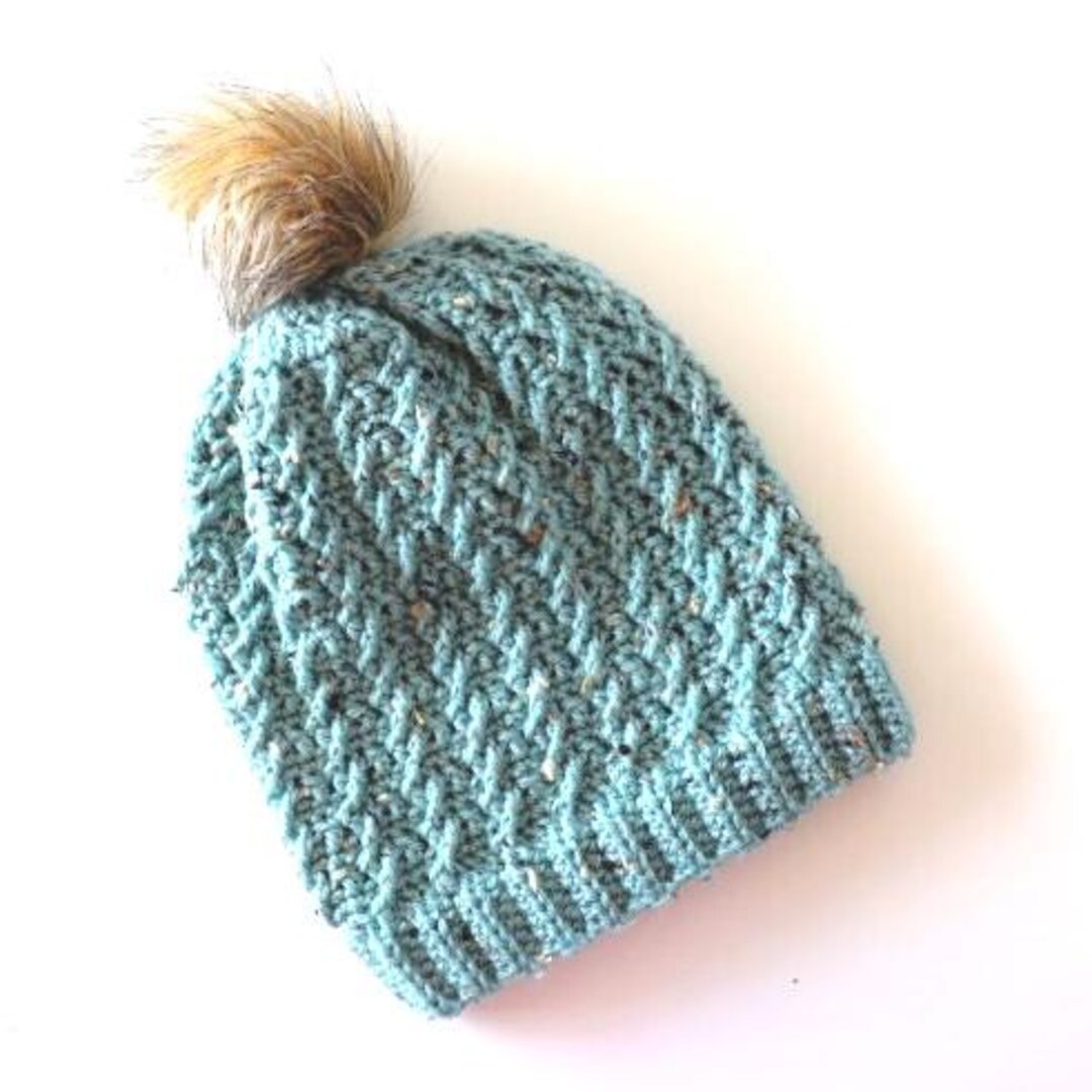 Crochet Twisted Hat Written Pattern | Sirin's Crochet | Instant PDF ...