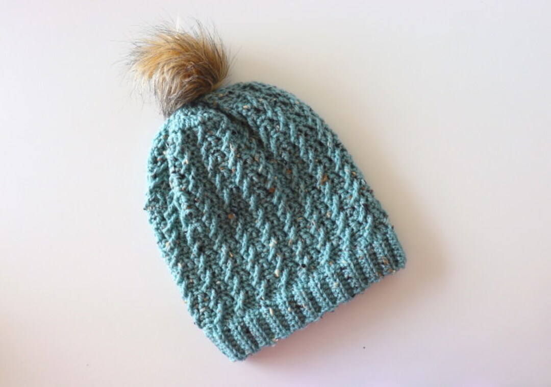 Crochet Twisted Hat Written Pattern Sirin's Crochet Instant PDF ...